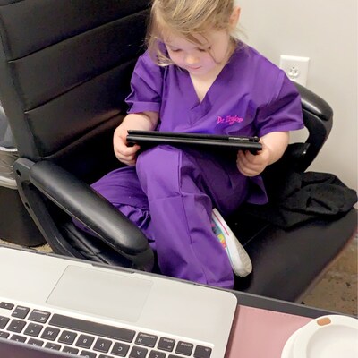 Personalized Purple Kids Scrubs for Little Doctors and Nurses, Doctor ...