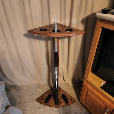 Corner Gun Rack 6-gun Oak Rifle / Shotgun Display - Etsy