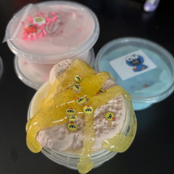4oz Sticky Waffles /slime/ Uk Slime Shop/cheap Slime/sensory Play - Etsy UK