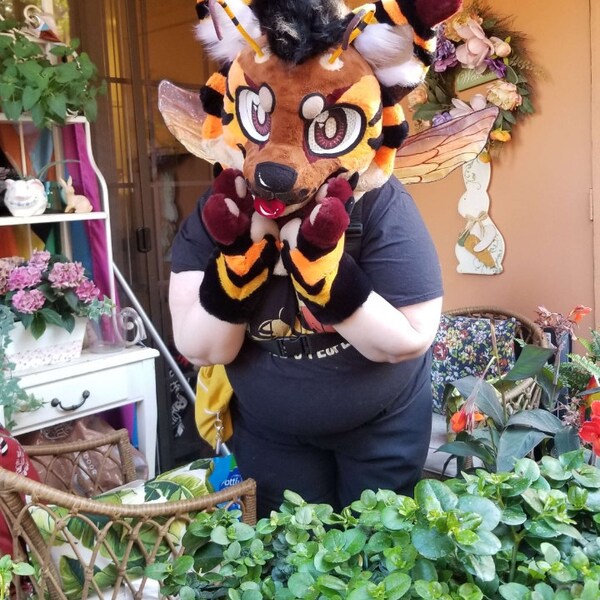 Fursuit up for Adoption, PAC BUNNY the Explorer of Glitchy Universes - Etsy