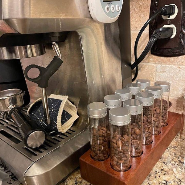 Single Dose Coffee Bean Storage Tubes Coffee Bean Cellar 10 Pcs Dosing ...