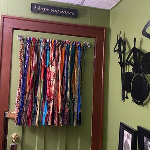 Bohemian Rag Chop Valance | Etsy