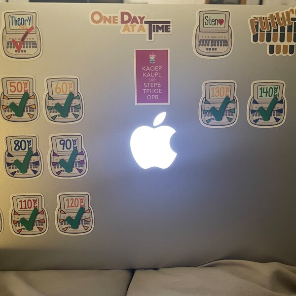 Stenography Student Progress Stickers (court Reporting) - Etsy