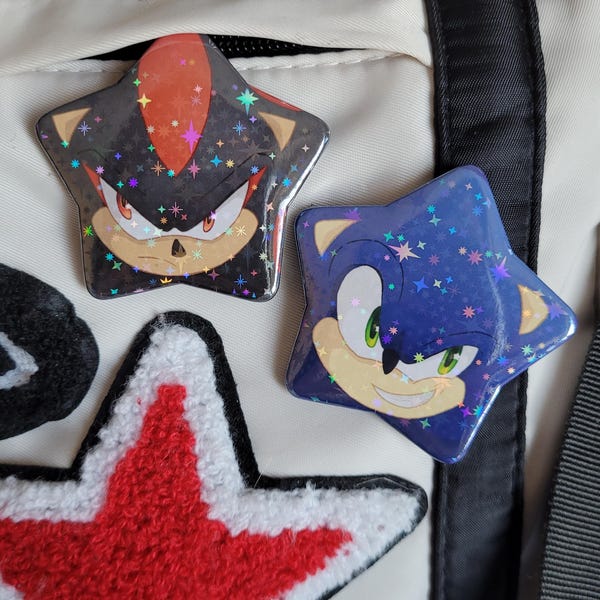 Rawr Xd Cringe but Free Star Holographic 2.5 Inches Badge - Etsy