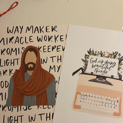 Way Maker, Miracle Worker Jesus Christ Hope Hope Jesus Print Bible ...