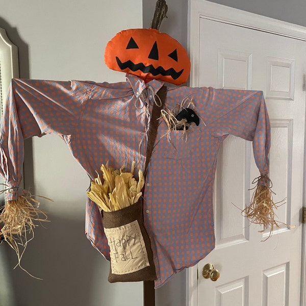 Jack Scarecrow Epattern-primitive Fall Halloween Harvest Thanksgiving ...