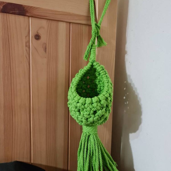 DIY MACRAME POD Pattern, Pdf Instructions Learn to Macrame, Air Plant ...