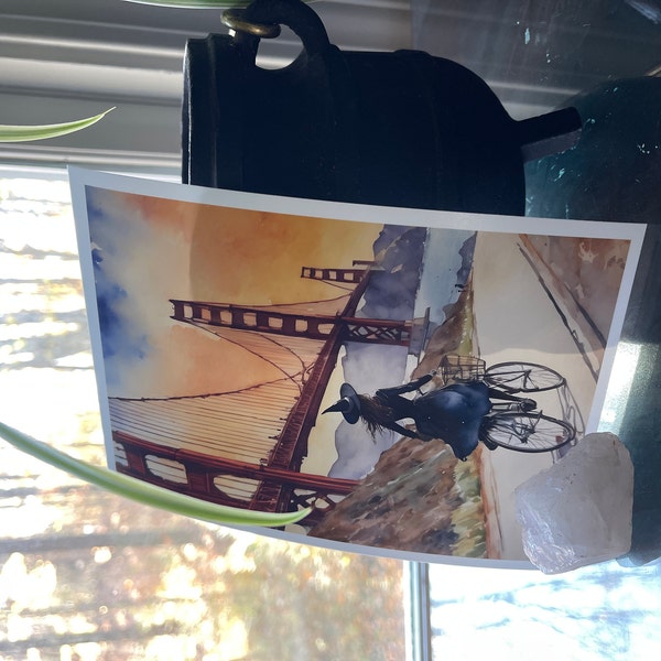 POWER OF THREE Full Moon Coven Meeting in the Meadow 7x5 Altar Print ...