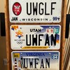 Rustic Wood License Plate Display Frame: Man Cave Garage Decor - Etsy