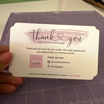 Etsy Thank You Notes Etsy Shop Thank You Small Business - Etsy