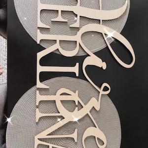 3D Name Cutout Laser Cut Name Custom Name Sign Baby Name | Etsy