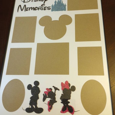 Disney World Personalized Picture Frame Four Parks Collage Photo Frame ...