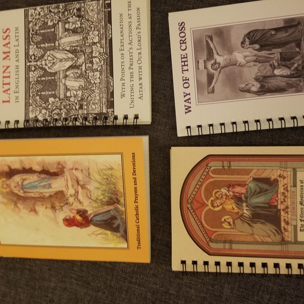 Traditional Catholic 4 Book Bundle: the Fifteen Mysteries of the Holy ...