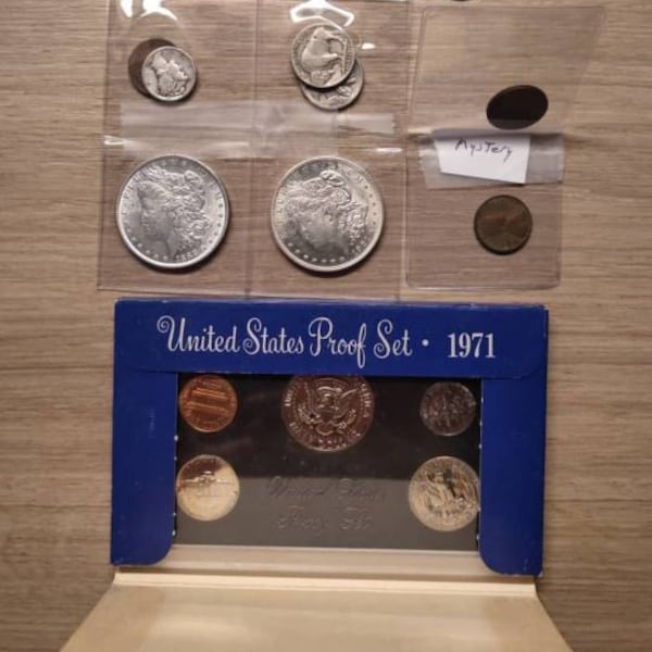 Old US Coin & Currency Estate Lot: Silver, Gold, and Paper Money - Etsy