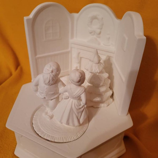 Atlantic A64 Ceramic Christmas Tree With Base Bisque ready to Paint ...