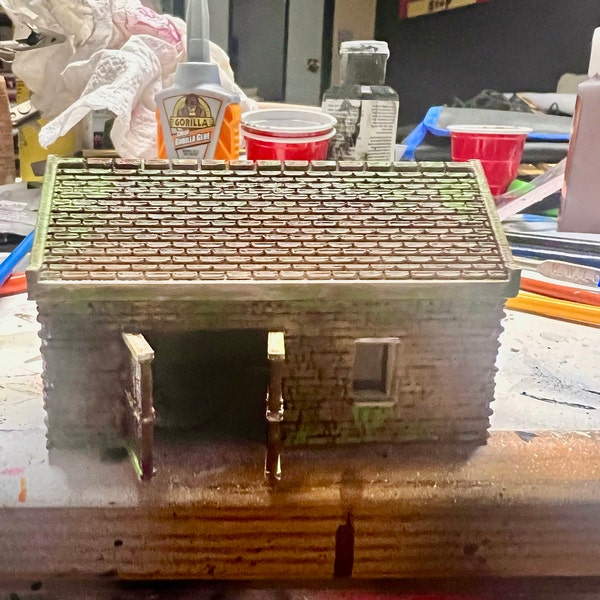 Small Barn | 28mm, 20mm, HO or 15mm Scale | Detailed WWII Tabletop ...