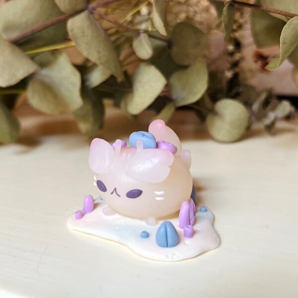 Small Fish Figurine in Polymer Clay - Quartz Effect Fimo, Collectible ...