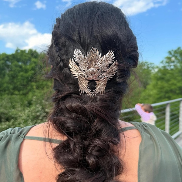 Biblically Accurate Angel, French Barrette, Angel Barette, Witch Gift ...