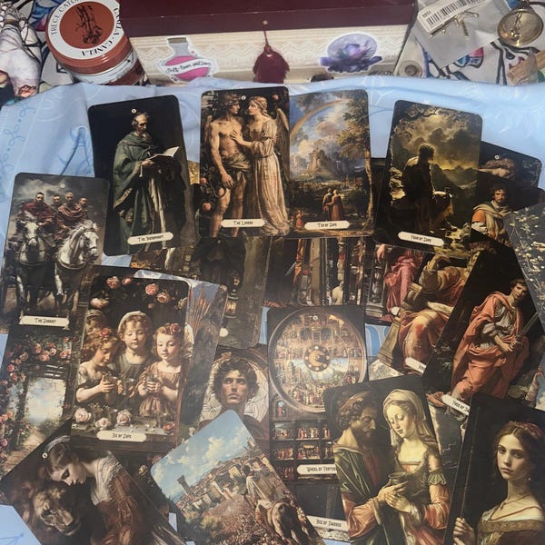 Mannerism Art Tarot Deck, Renaissance Art Tarot Cards, Elegant Oracle ...