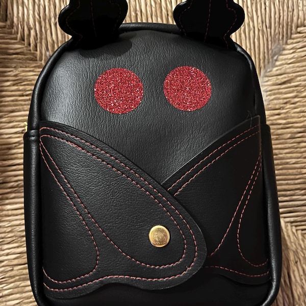 Mothman Mini Backpack, Goth Backpack, Crossbody Sling, Convertible ...