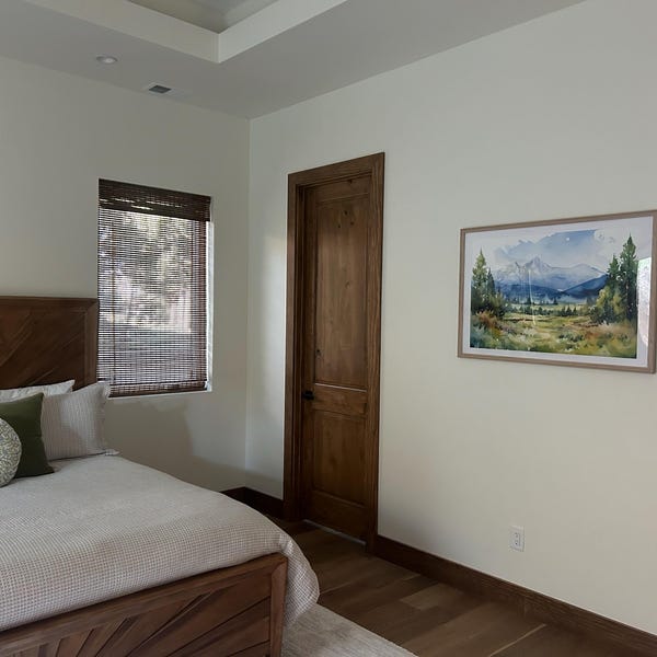 Sawtooth Range Mountains Painting Rocky Mountains Watercolor Art Print ...