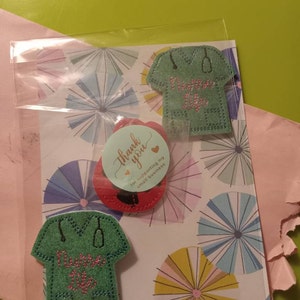 Felties pair of Coffee Theme/planner Clip/ Simple Feltie/ Bow - Etsy