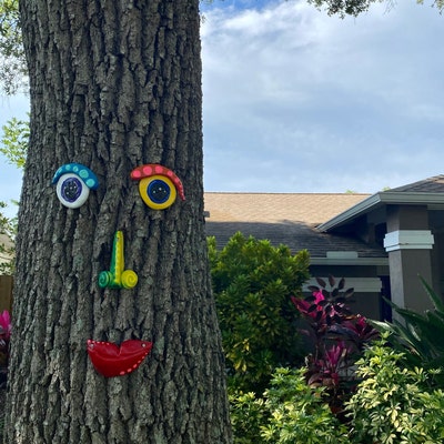 Tree Face,tree Decor, Gift Ideas,garden Art Tree Art Outdoor Decor Yard ...