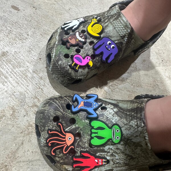 Tractor Shoe Charms Tractor 12PCS PVC Clog Pins Accessories Party ...