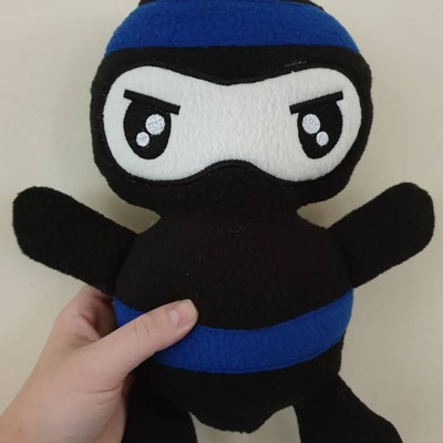 Ninja Warrior Stuffie ITH Embroidery Machine Pattern - Etsy