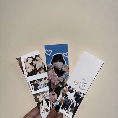 BTS Bookmark Bundle Printable Bookmarks Set of 9 2x6 Size Instant ...