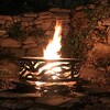 American Flag Steel Fire Pit Ring, Heavy Duty, Outdoor Campfire Ring ...