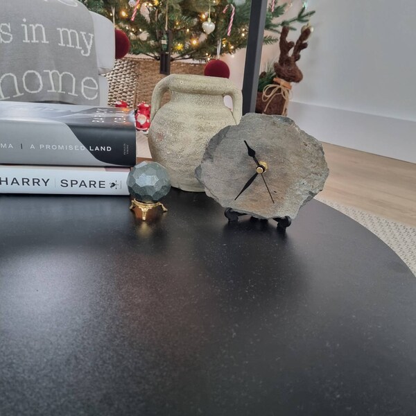 Cow Wall Clock - Decoupage Photo Clock - Brown Calf Clock - Farm Animal ...