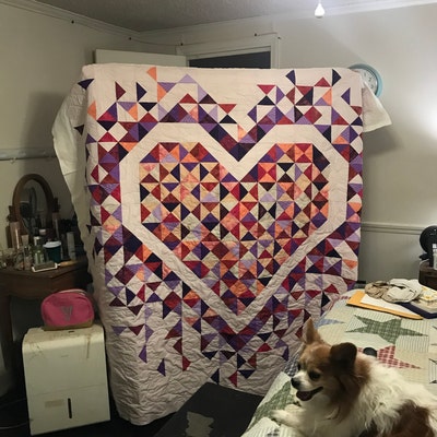 PDF Exploding Heart Quilt Pattern Digital Download by Slice of Pi ...