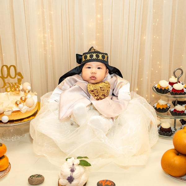 Option F, Baby Boy Dohl / 100 Day Table, Korean Traditional Party Table ...