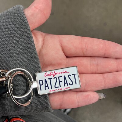 California License Plate Keychain Custom Car Keychain License Plate ...