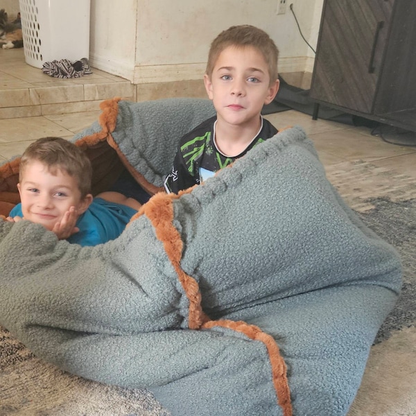 PRE-ORDER Teddy FLOOF for People | Escape Den | Cuddle Cave | Dog Bed ...