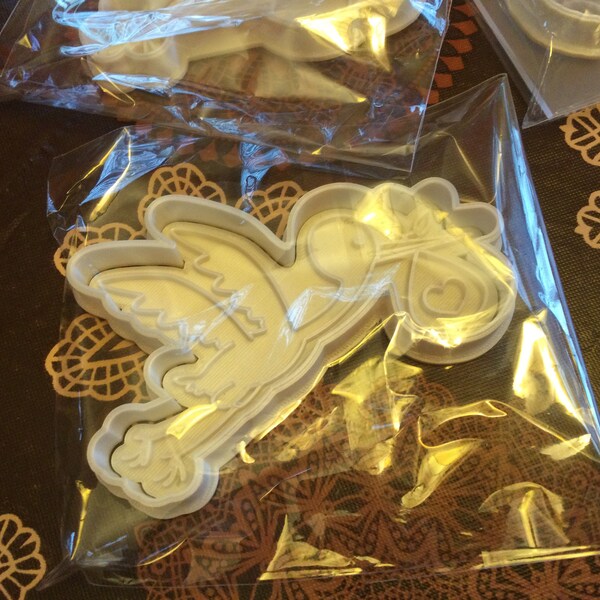 Stork Cookie Cutter + Stamp - Etsy