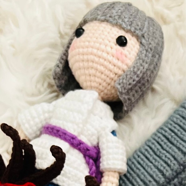 Ready to Go: Handmade Crochet Spirited Plush No Face Man Faceless Man ...