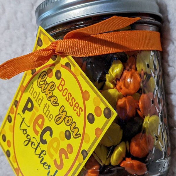Boss Appreciation Printable Gift Tags, Chocolate Candy Bosses Like You ...