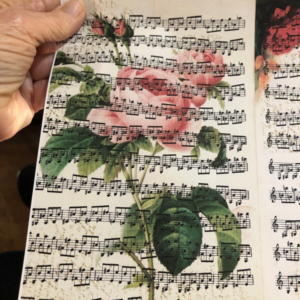 Vintage Paper German Germany Deutschland Theme Pages From Old Books ...