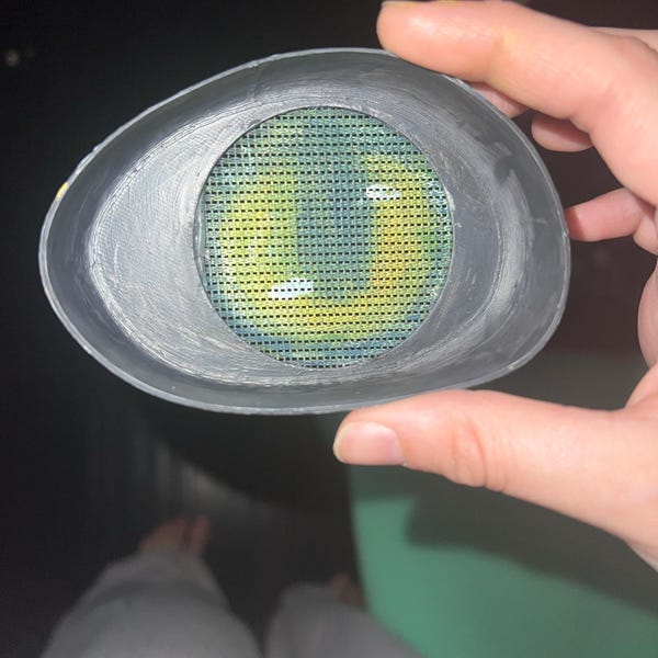 LED Costume / Fursuit Eyes power Options Custom 1.5 2 Acrylic 3-D ...
