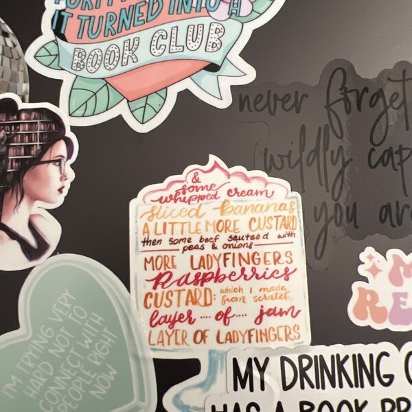 Friends English Trifle Sticker, Vinyl Sticker Decal, Friends TV Show ...