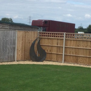 Rustic Rusty Metal Garden Columns Landscape Design Bamboo - Etsy