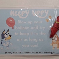 Keepy Uppy, Sticky Gecko, Bluey Party Decor, Toddler Party Favors ...
