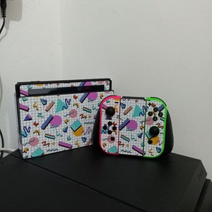 Nintendo Switch Skin Black Vinyl Sticker Wave Ocean Sky Stars - Etsy