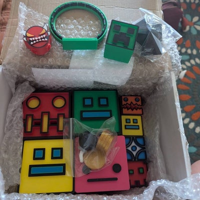 Printable Geometry Dash Memory Card Game, Digital Download, Geometry ...