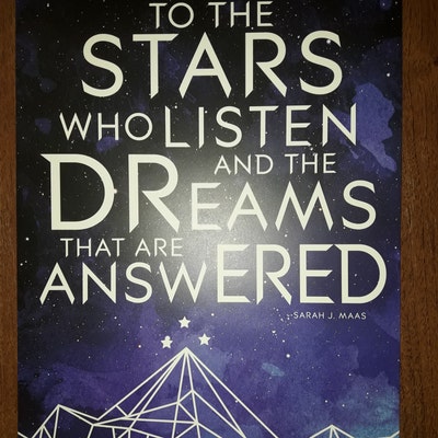 ACOMAF Printable Poster to the Stars Who Rhysand ACOWAR - Etsy