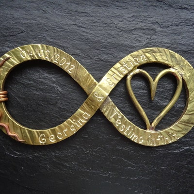 Bronze Gift Bronze Infinity Sign Bronze Gift for Wife - Etsy