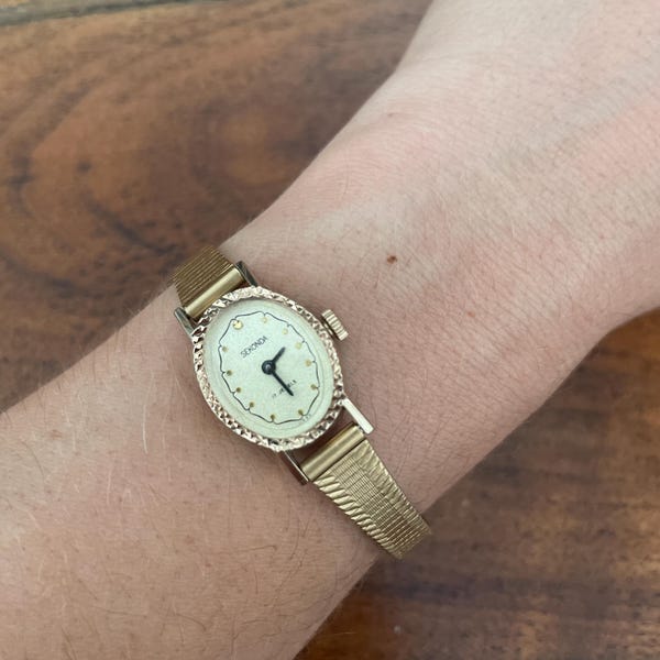 Stunning 1960 Vintage Swiss Ladies Wristwatch Mirus Golden Color Case ...