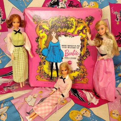 Vintage Twiggy Barbie With Twiggy Turnout Swimsuit and Dress - Etsy